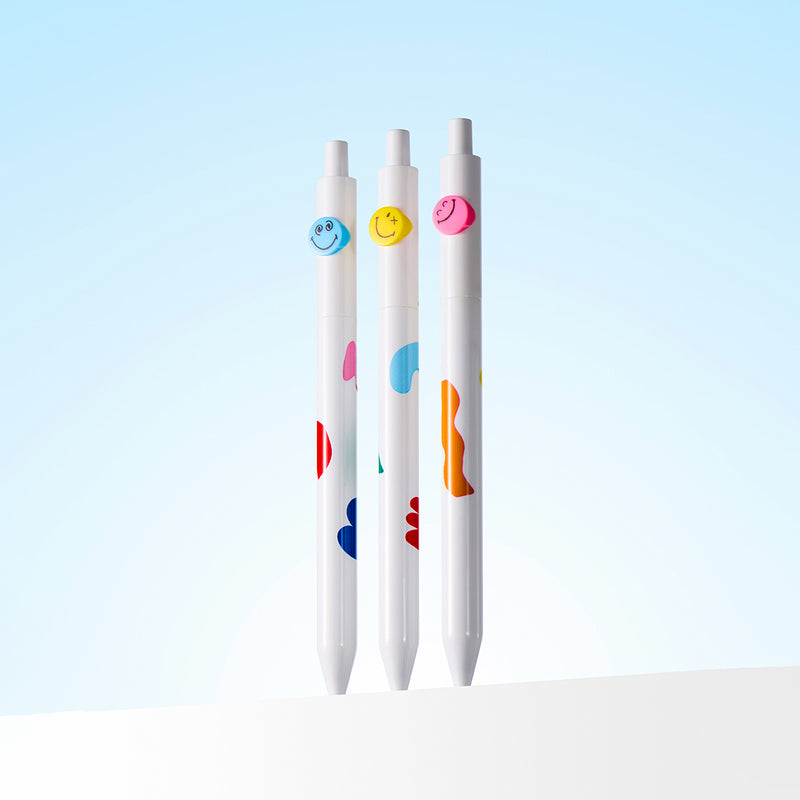 Beta Smiley World Gel Pen - Pack of 10 - Kaco – KACO