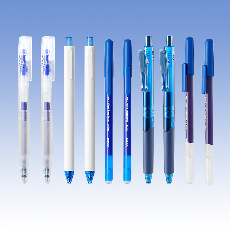Cool Blue Pen Set - Pack of 10 - Kaco – KACO
