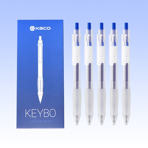 Keybo Transparent Gel Pens - Pack of 5 - Kaco – KACO