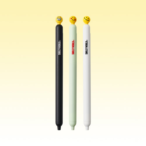 Popup Smiley World Gel Pen Set - Pack of 3 - Kaco – KACO