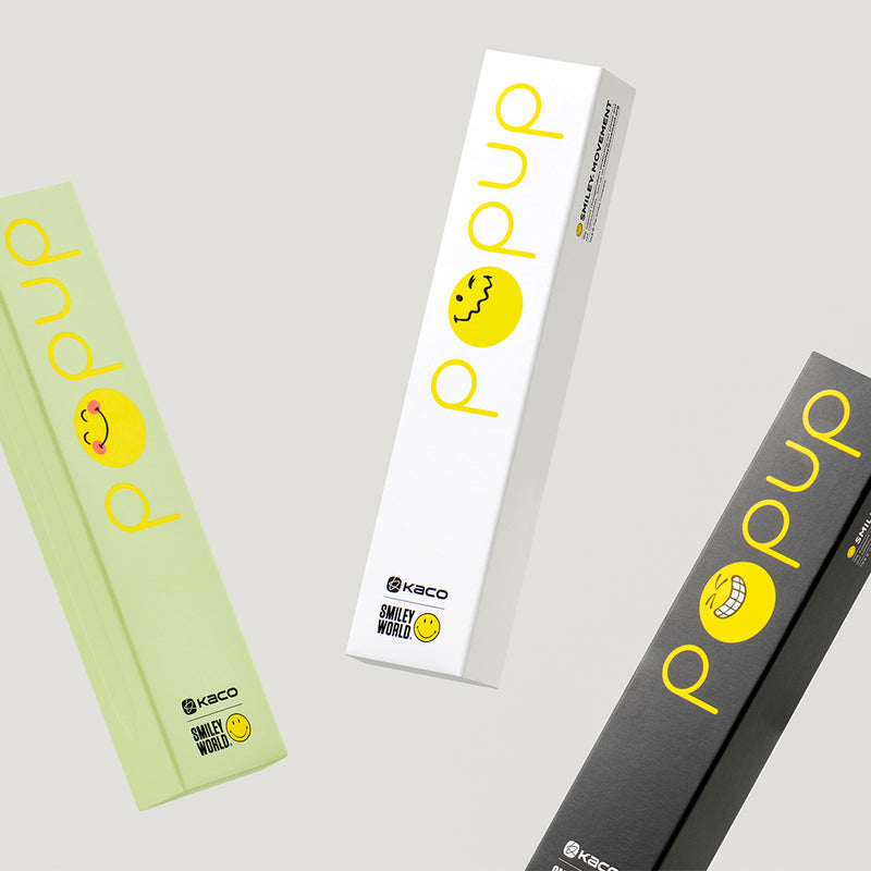 Popup Smiley World Gel Pen Set - Pack of 3 - Kaco – KACO