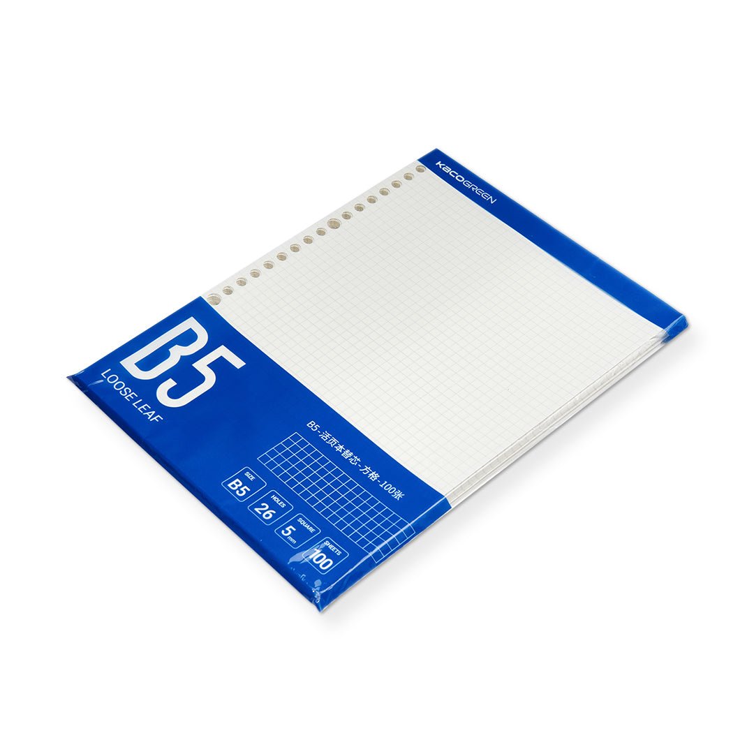 Kaco B5 Loose Sheets - Pack Of 100 - SCOOBOO - KACO