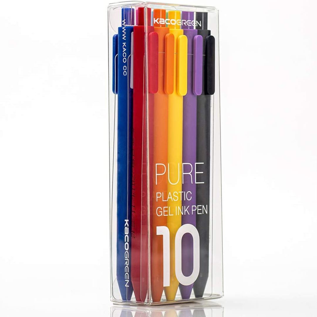 Kaco Pure Assorted colour Gel Pens - SCOOBOO - KACO