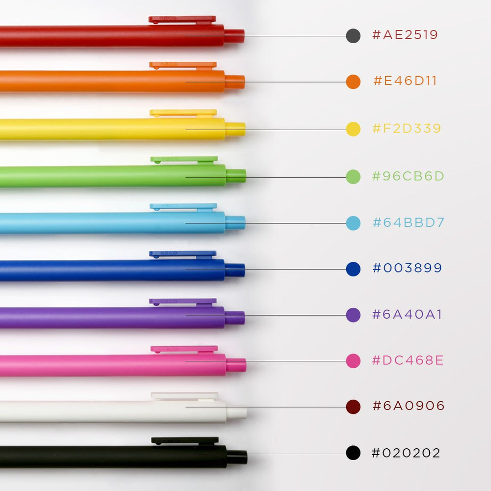Pure Assorted Gel Pens Set - Kaco – KACO
