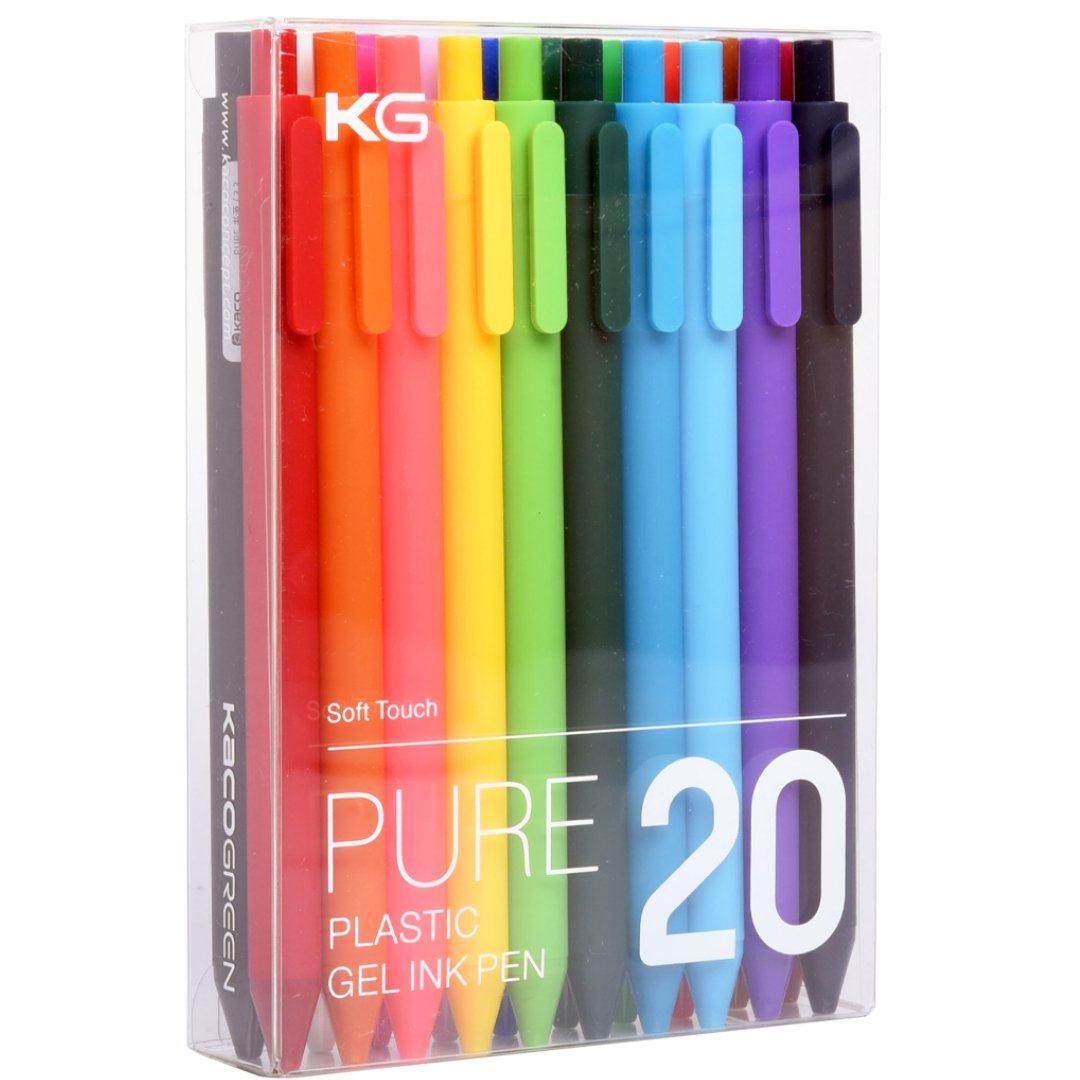 Kaco Pure Assorted colour Gel Pens - SCOOBOO - KACO