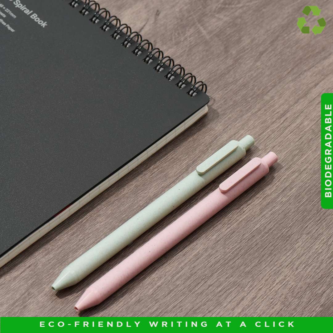 Kaco Pure Biodegradable 0.5mm Gel Ink Pen-Pack Of 4 - SCOOBOO - KACO