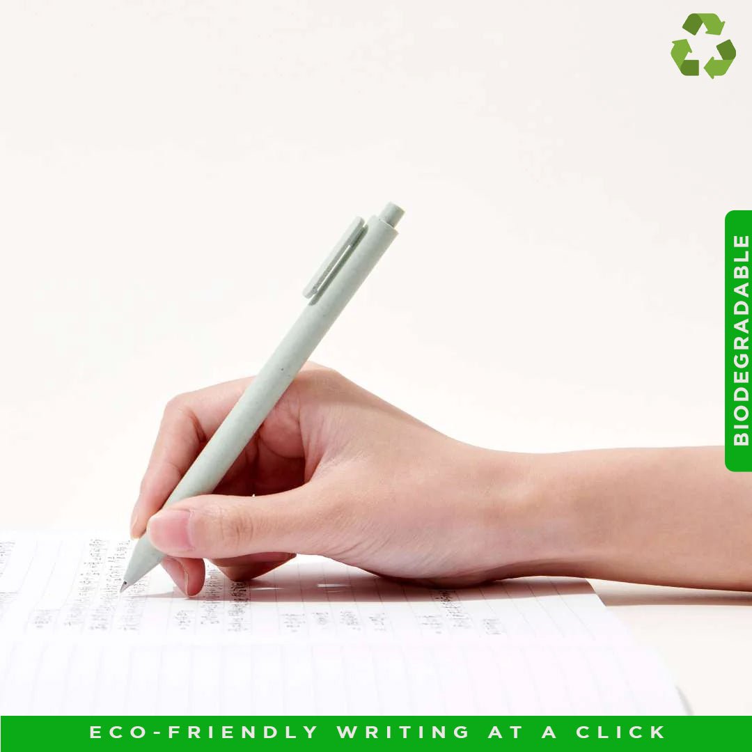 Kaco Pure Biodegradable 0.5mm Gel Ink Pen-Pack Of 4 - SCOOBOO - KACO