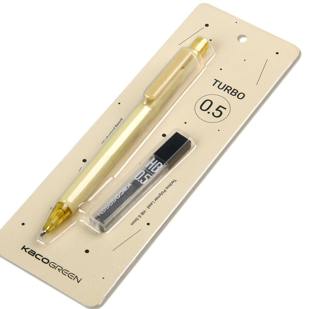 Turbo Mechanical Pencil 0.5 Premium + Resin Leads -KACO